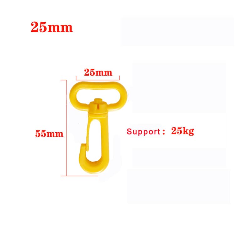 1 Inch 25mm Plastic Swivel Snap Hook Clip Push Gate Swivel | Etsy