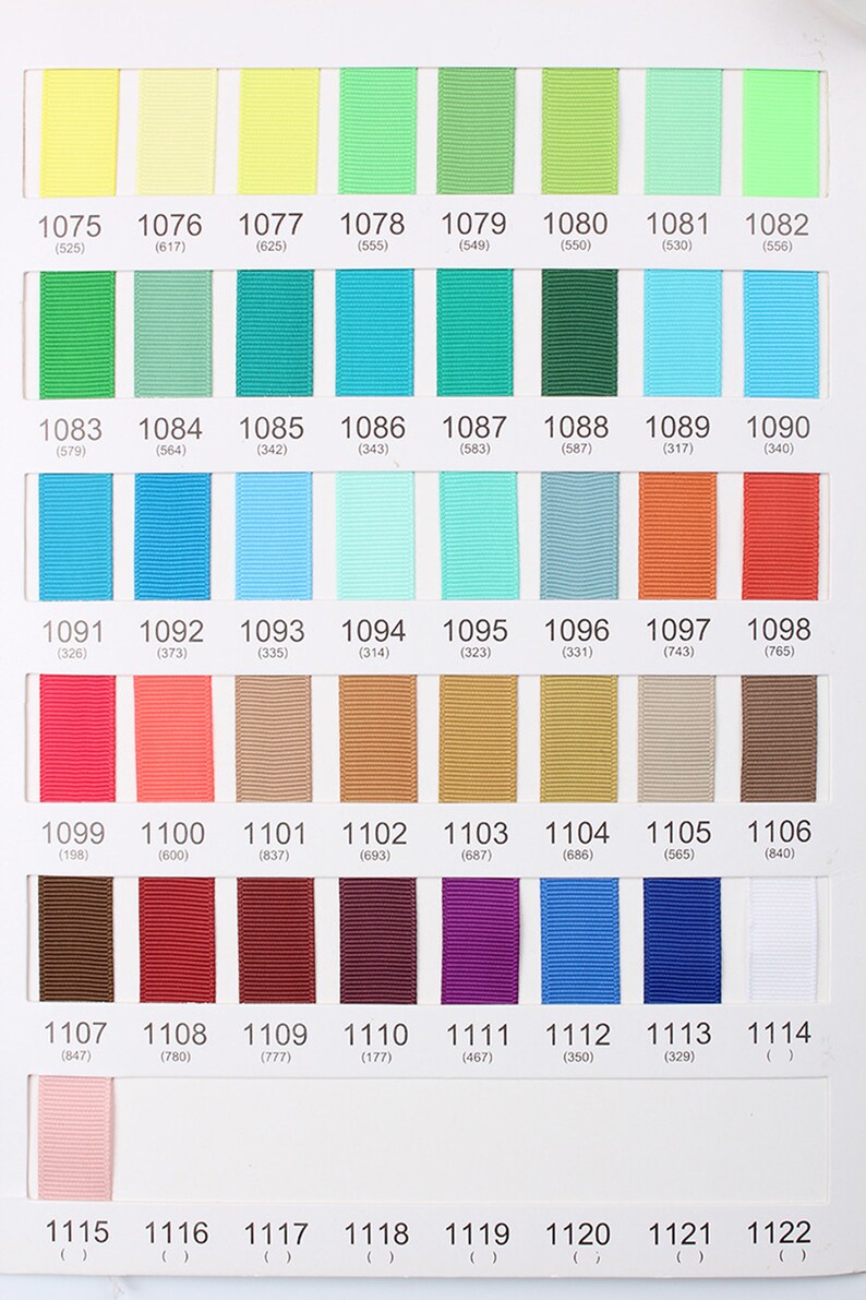 20 Yards Solid 3 Inch Grosgrain Ribbon by the Yard Wholesale | Etsy