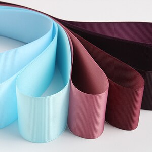 20 Yards Solid 3 Inch Grosgrain Ribbon by the Yard, Wholesale 3 Inch ...