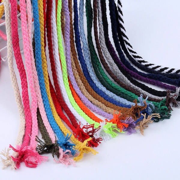 Cotton Braided Cord - Etsy