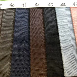 White Nylon Webbing by the Yard, 1 Inch 1.5 and 2 Inch, Dog Collar ...