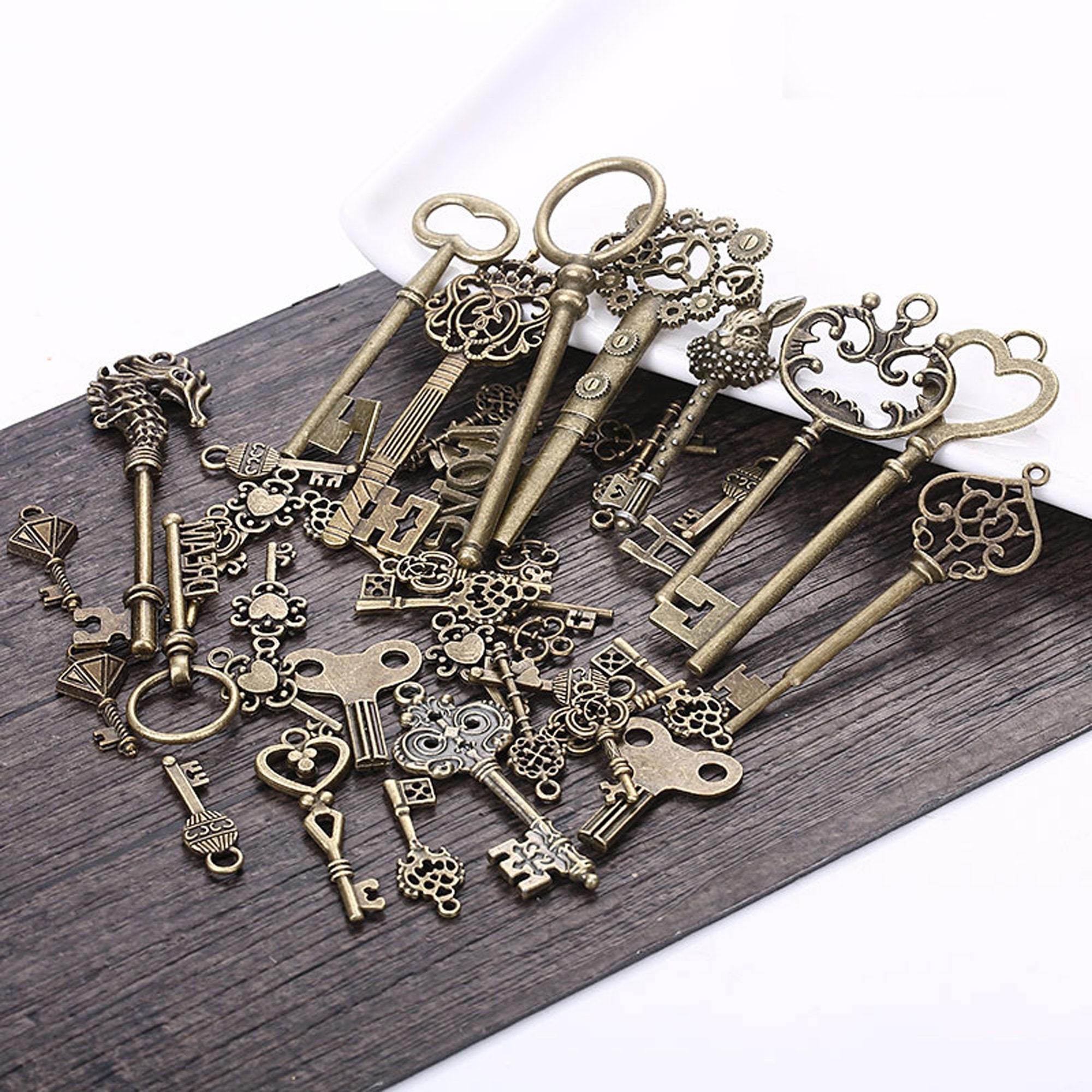 Wholesale Key Charms, Mix Old Keys, Vintage Keys Skeleton, Wedding ...