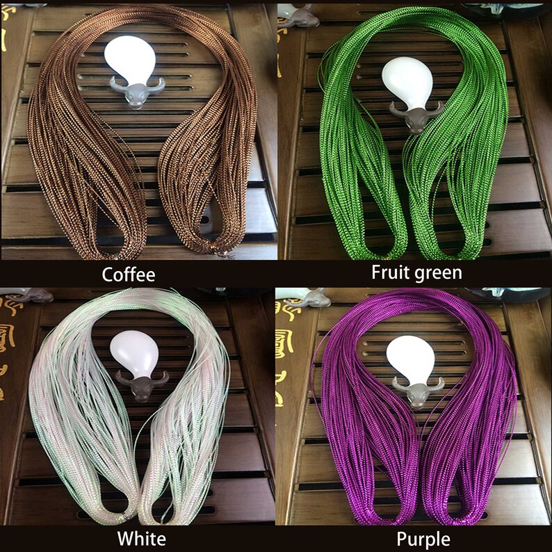 Metallic Silver Glitter String Gold Cord Tinsel Rope Gift - Etsy