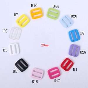 Plastic Slider Buckle 10mm 15mm 20mm 25mm, Heavyduty Slide Buckle, Bag ...