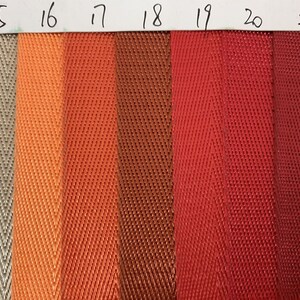 White Nylon Webbing by the Yard, 1 Inch 1.5 and 2 Inch, Dog Collar ...