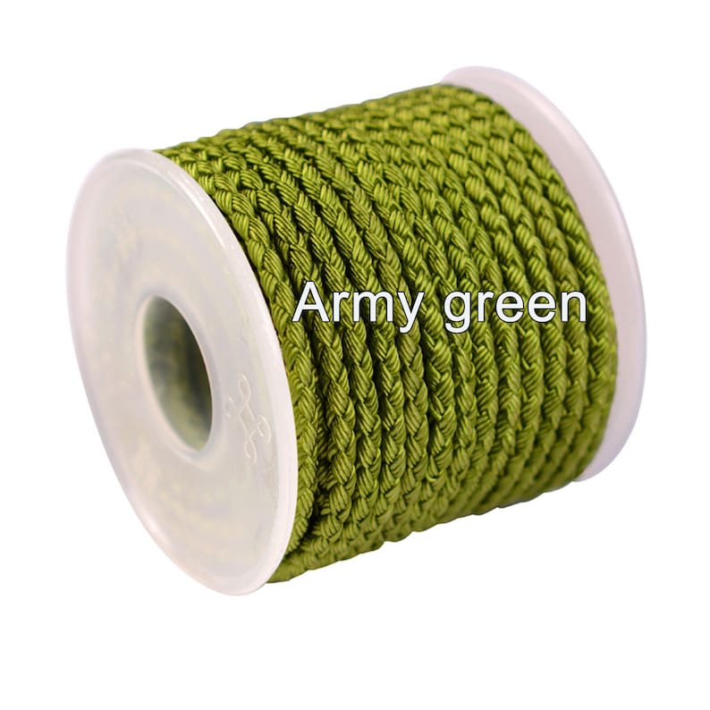 3MM Nylon Braided Cord for DIY Necklace and Knot Bracelet - Etsy