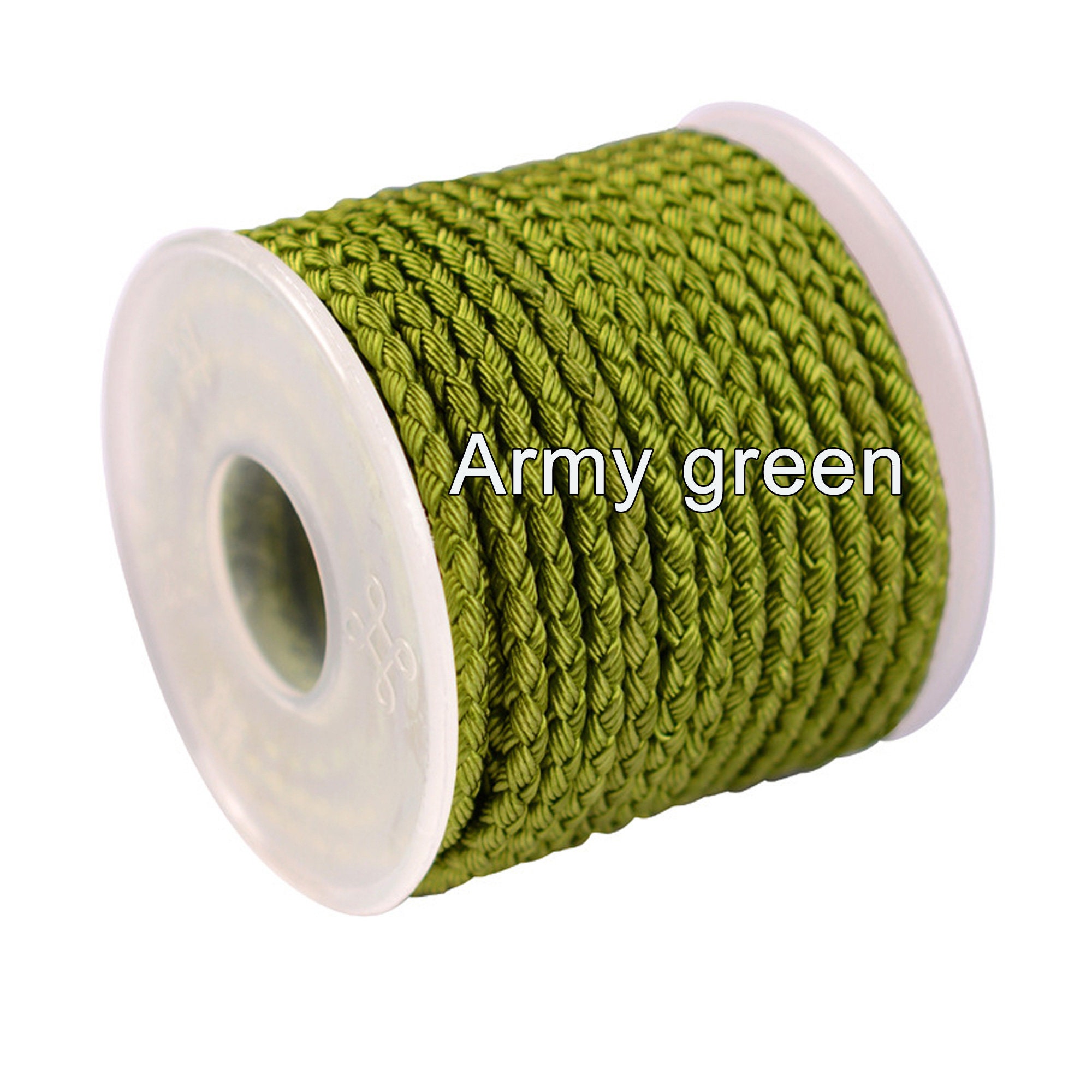 3MM Nylon Braided Cord for DIY Necklace and Knot Bracelet - Etsy