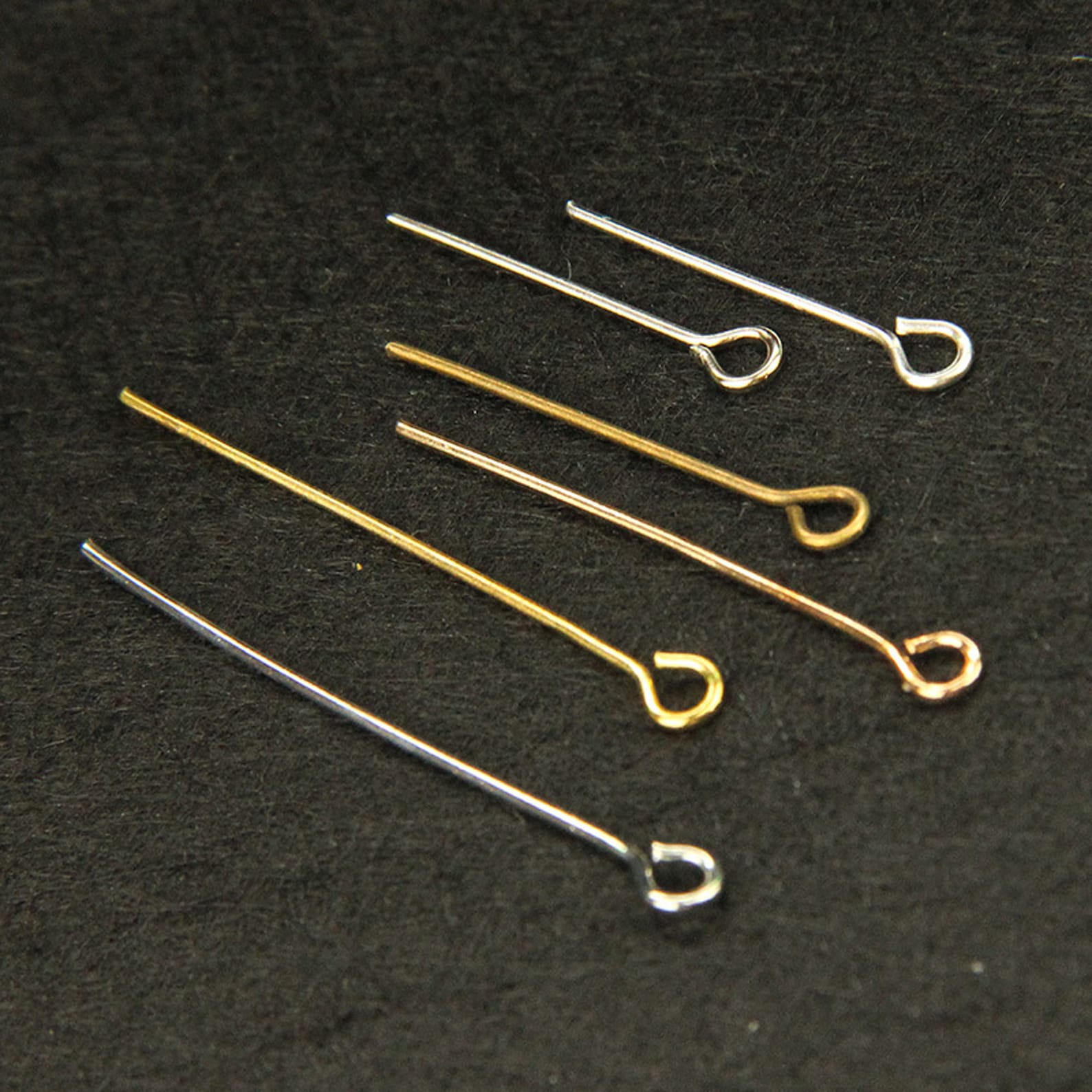 300pcs Head Pins for Jewelry Making Eyepins Plated Gold - Etsy
