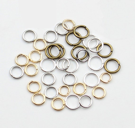 Bulk Silver and Gold Jump Rings Wholesale Open Connector | Etsy