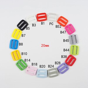 Plastic Slider Buckle 10mm 15mm 20mm 25mm, Heavyduty Slide Buckle, Bag ...