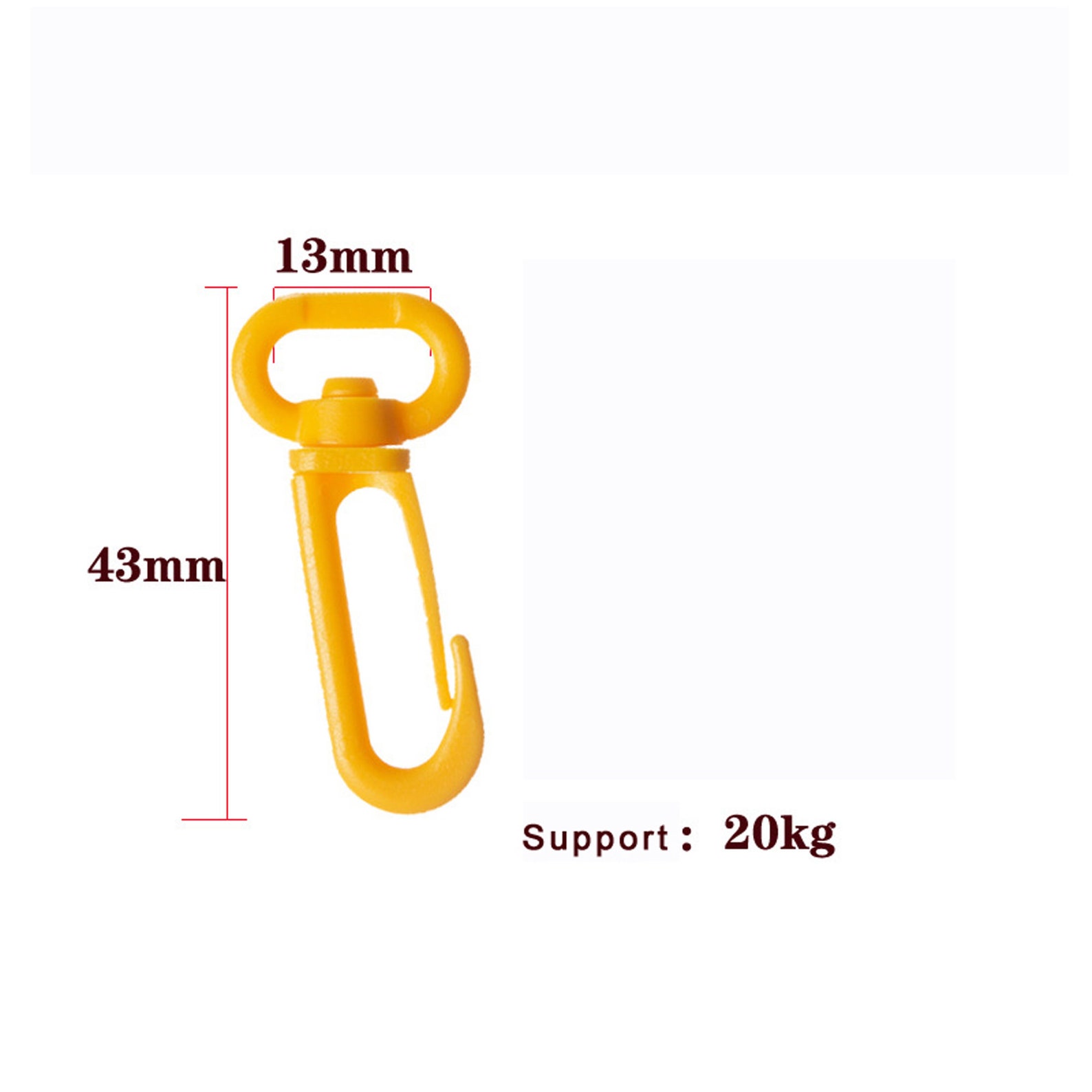 13mm Plastic Swivel Clasp, Snap Hook Clip, Purse Hook 6pcs - Etsy