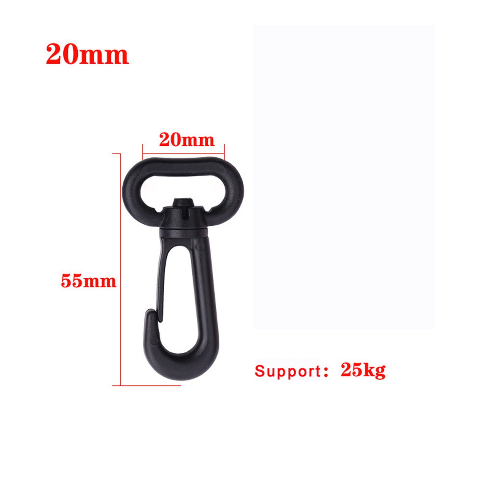 20mm Plastic Swivel Snap Hook Clip Push Gate Swivel Hook - Etsy