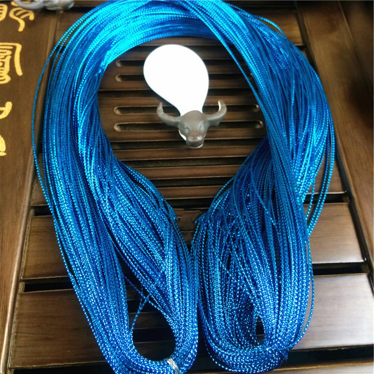 Metallic Silver Glitter String Gold Cord Tinsel Rope Gift - Etsy