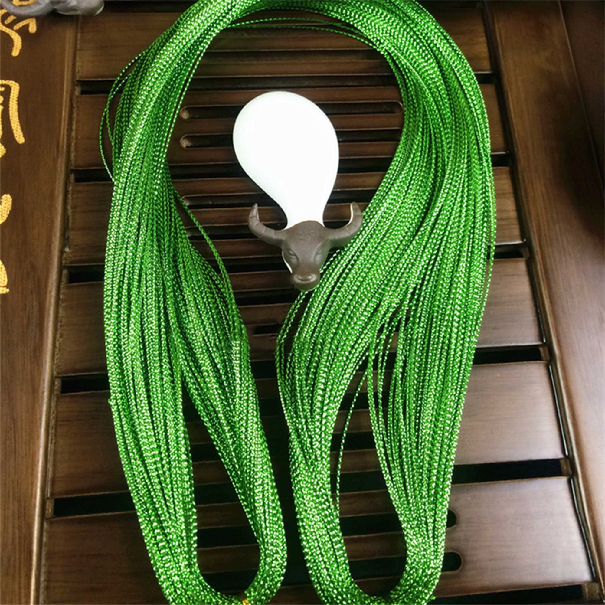 Metallic Silver Glitter String Gold Cord Tinsel Rope Gift | Etsy