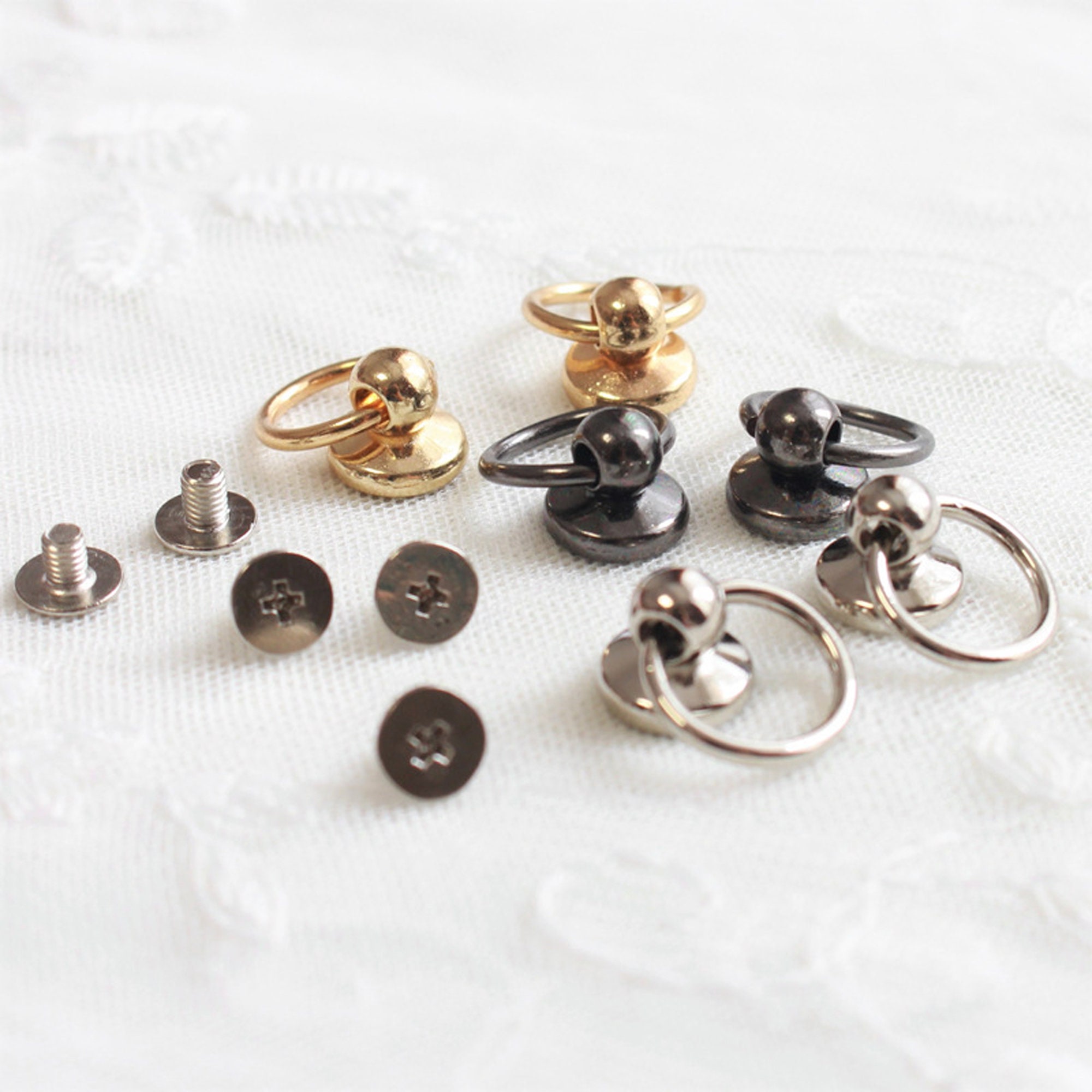 Screw Back Studs DIY Leathercraft Clasp Mobile Phone Case - Etsy