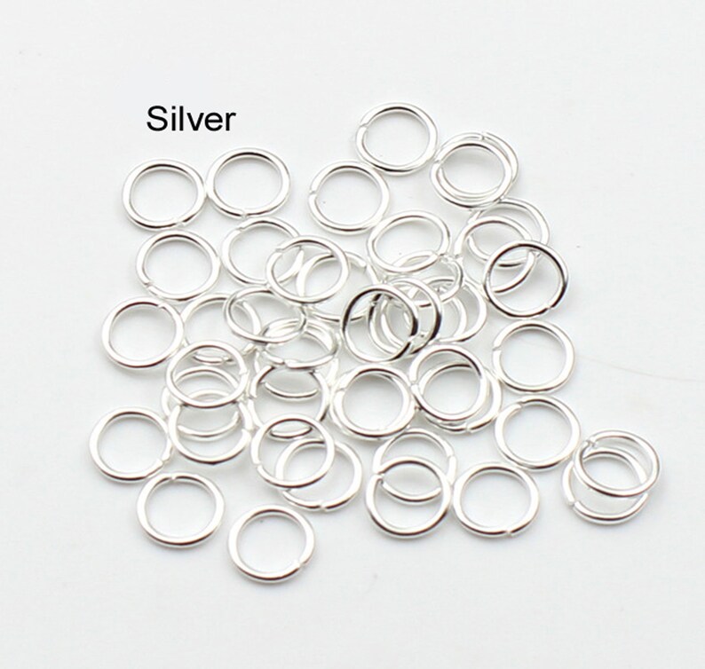 Bulk Silver and Gold Jump Rings Wholesale Open Connector - Etsy