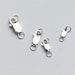 Sterling Silver 925 Claw Lobster Clasp, Rectangle Triggers, Necklace ...