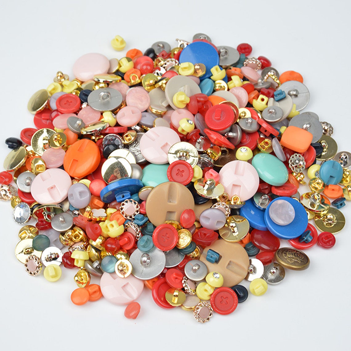 Round Resin Button Pusher Headband With Button Earth | Etsy