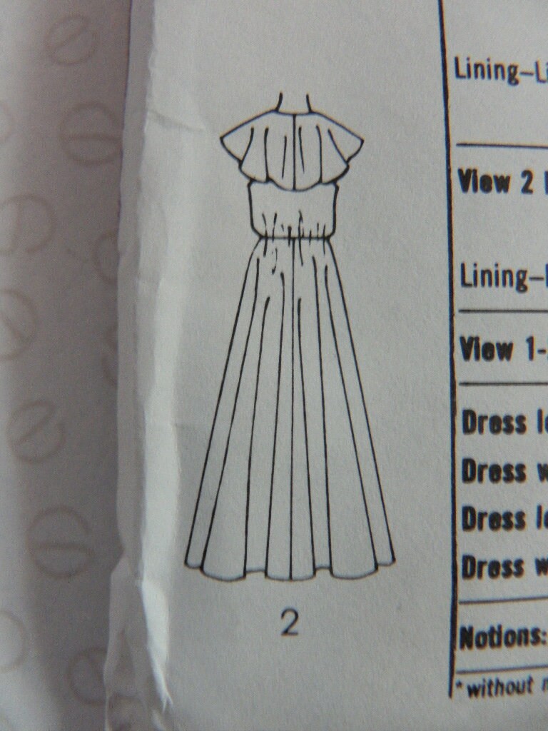 1980 Simplicity 9870 Sewing Pattern Ladies Sleeveless Dress Gathered ...