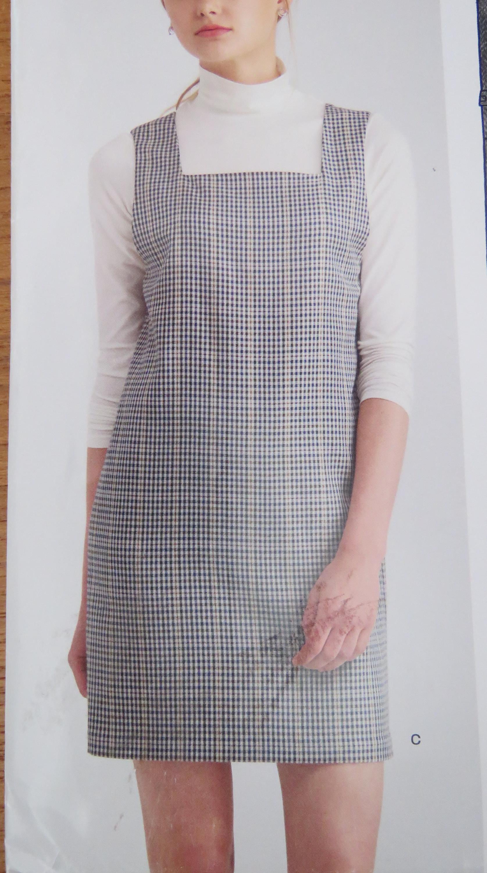 2018 New Look 6572 Sewing Pattern Ladies Pullover Pinafore Shift Dress ...