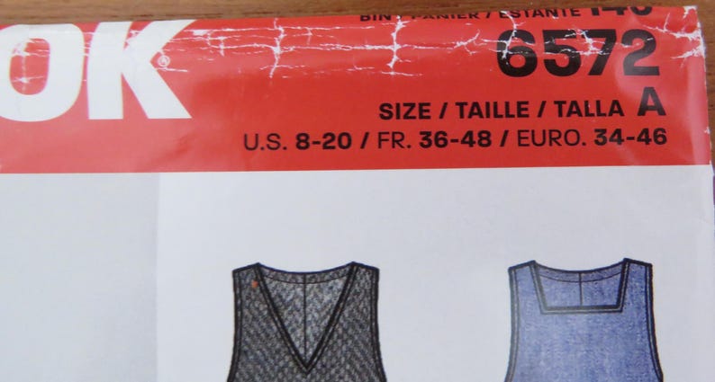 2018 New Look 6572 Sewing Pattern Ladies Pullover Pinafore Shift Dress ...