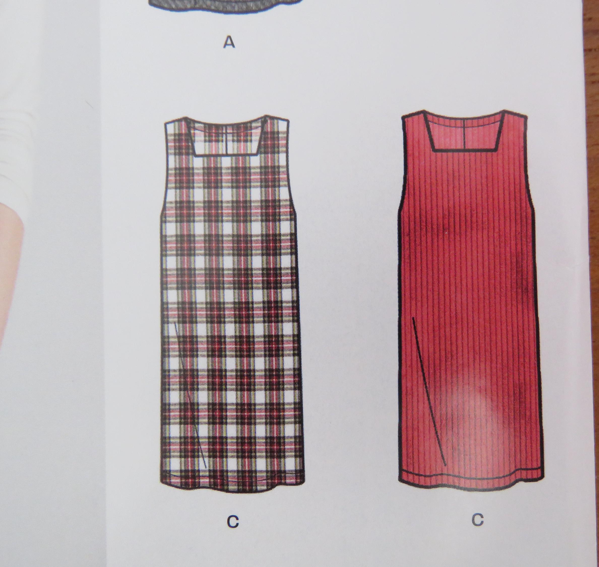 2018 New Look 6572 Sewing Pattern Ladies Pullover Pinafore Shift Dress ...