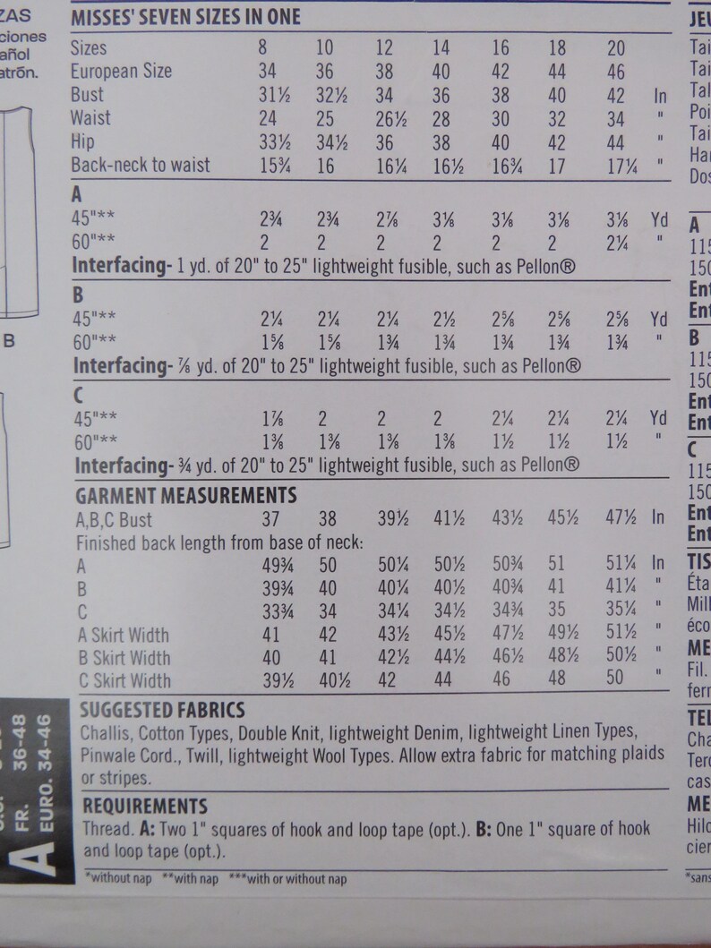 2018 New Look 6572 Sewing Pattern Ladies Pullover Pinafore Shift Dress ...