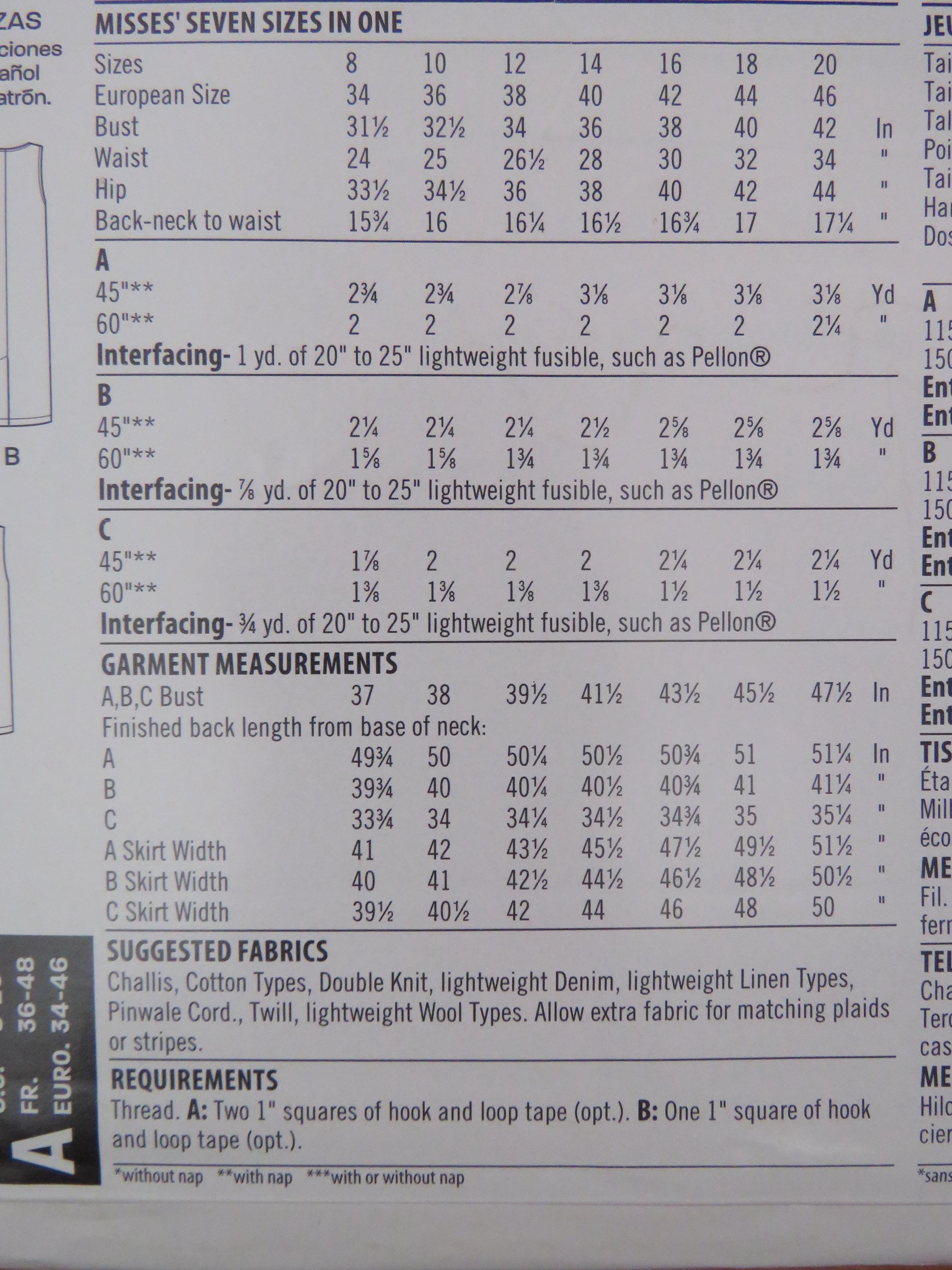 2018 New Look 6572 Sewing Pattern Ladies Pullover Pinafore Shift Dress ...