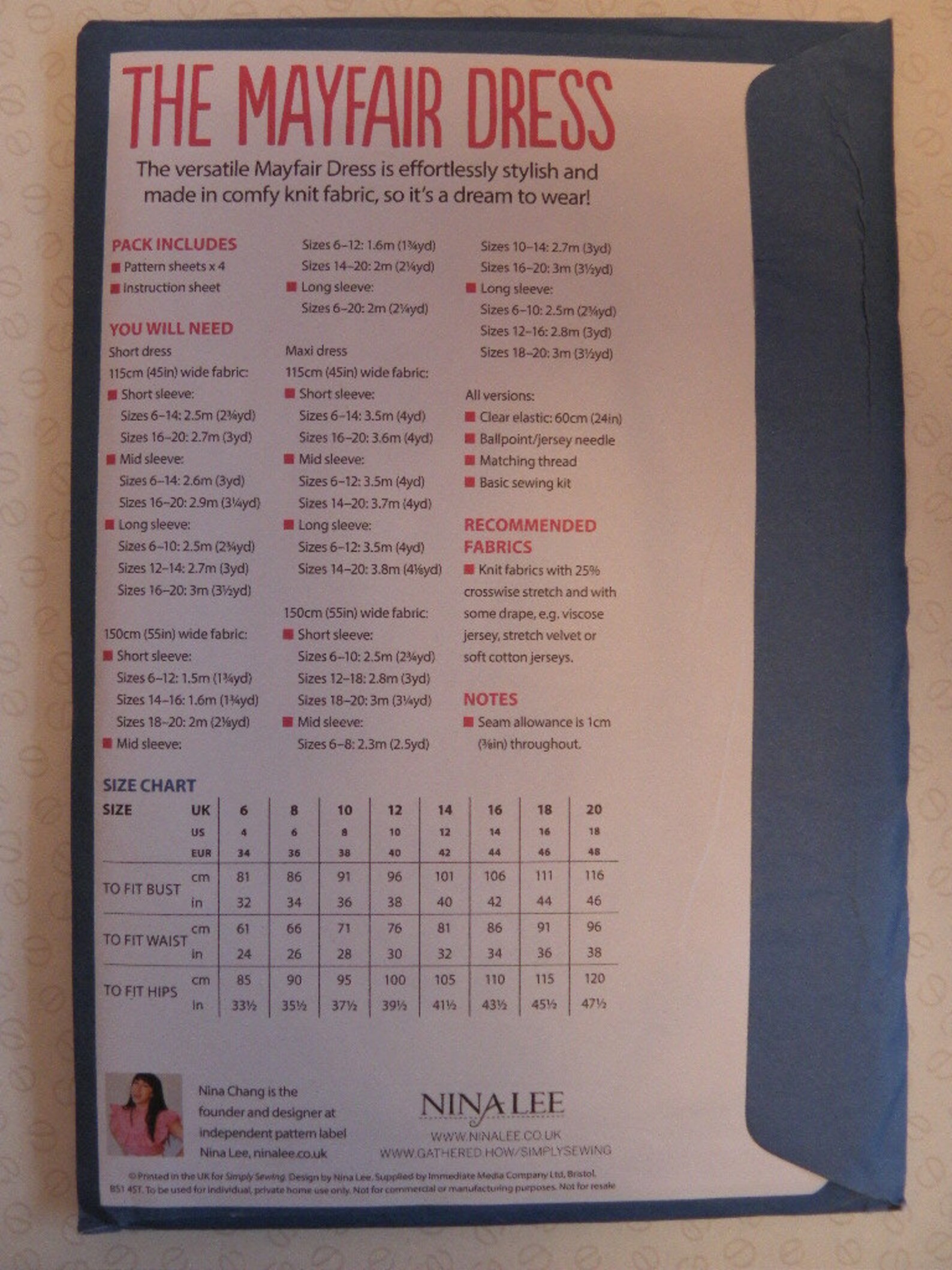 Simply Sewing the Mayfair Dress Sewing Pattern Ladies Pullover - Etsy