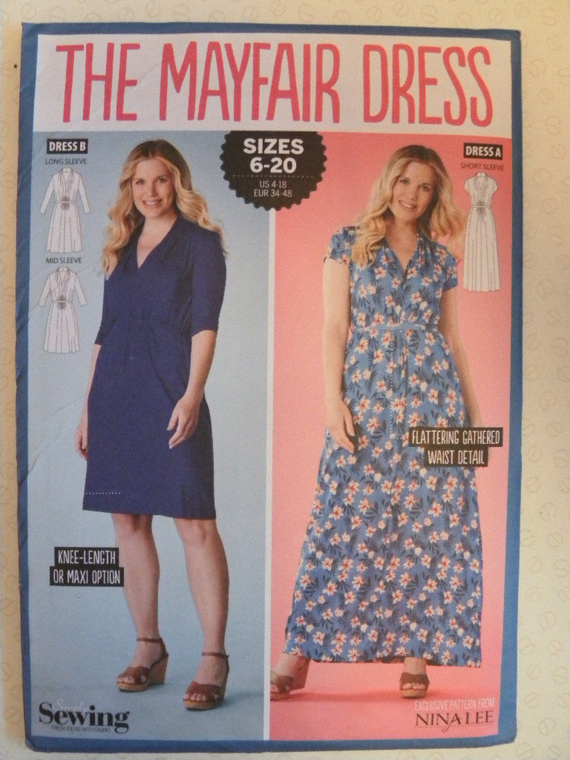 Simply Sewing the Mayfair Dress Sewing Pattern Ladies Pullover - Etsy