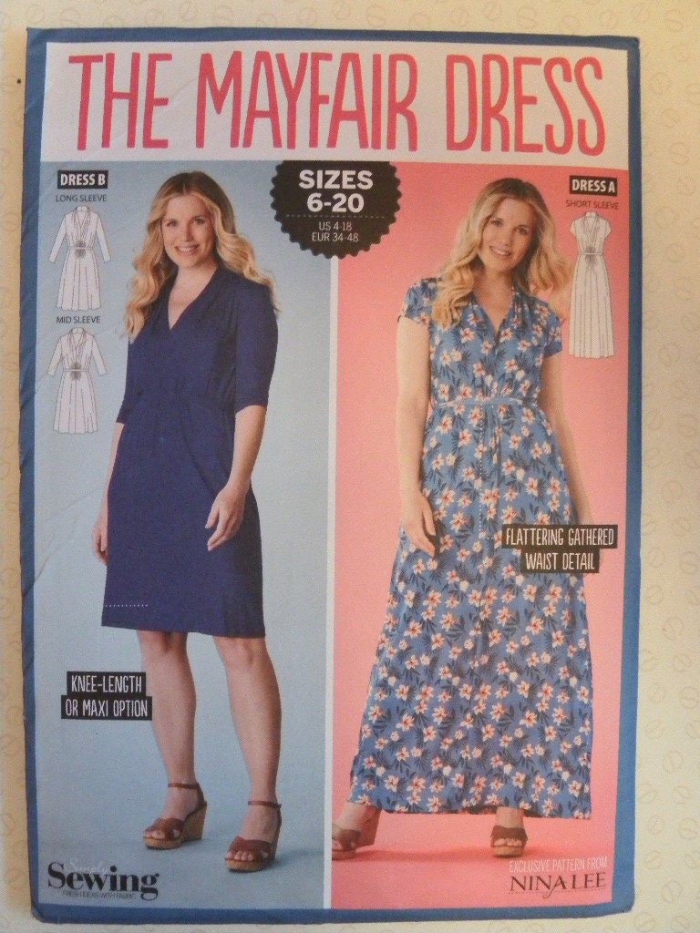 Simply Sewing the Mayfair Dress Sewing Pattern Ladies Pullover - Etsy