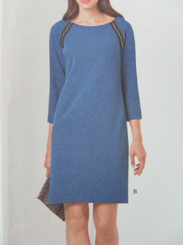 2015 New Look 6411 Sewing Pattern Ladies Pullover Beach Dress Tunic Top ...