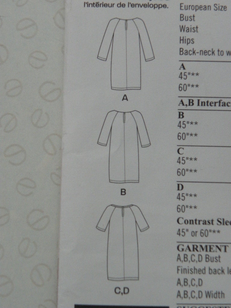 2015 New Look 6411 Sewing Pattern Ladies Pullover Beach Dress Tunic Top ...