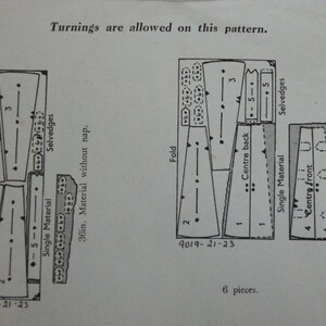 1950s Blackmore 9021 Sewing Pattern Ladies A Line Panelled Skirt Front ...