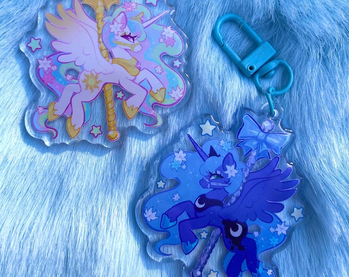 2.5 X 2.5 Carousel MLP Acrylic Charm - Etsy