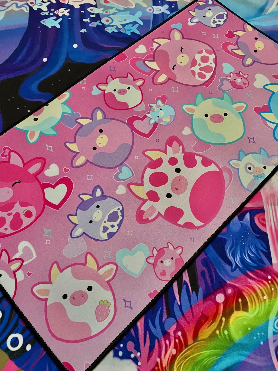 Squish Cows Desk Mat Made to Order - Etsy