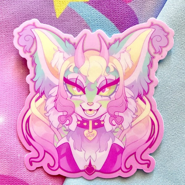 Furry Sticker - Etsy