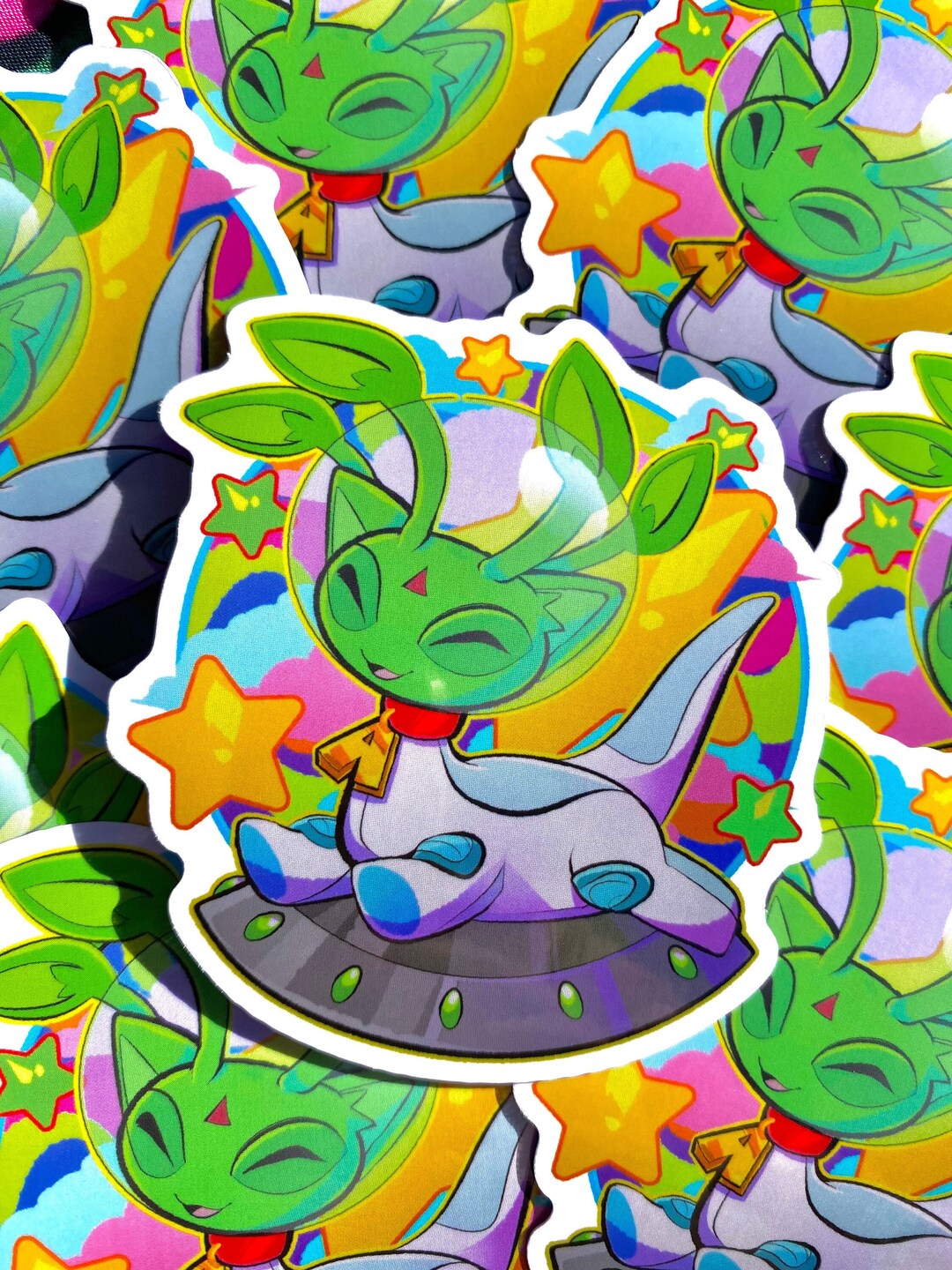 3 X 3 Virtual Pet Alien Aisha Vinyl Sticker - Etsy