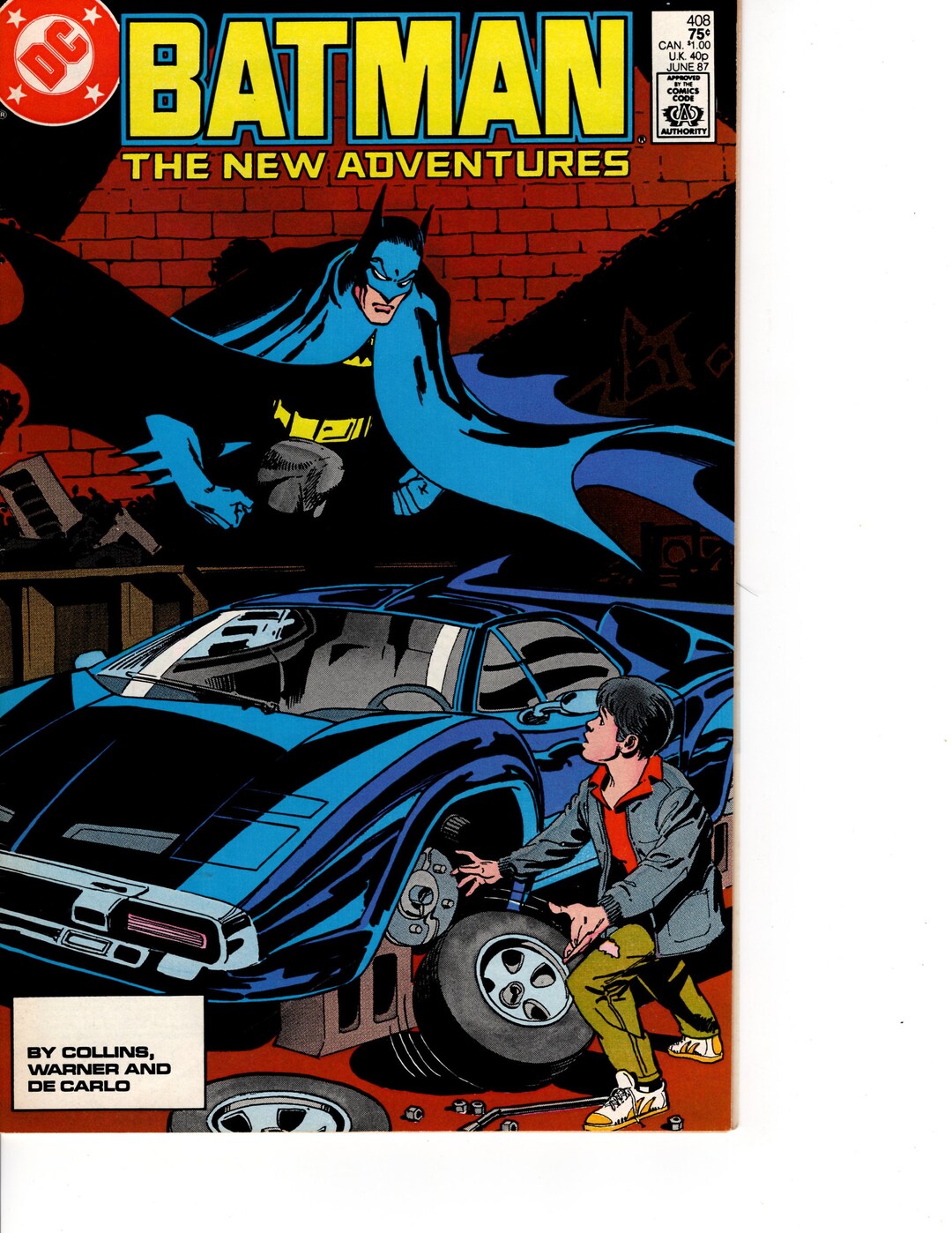 Batman 408 Key Issue Vol. 1 VF/NM 1987 DC Vintage Collectible 1st ...