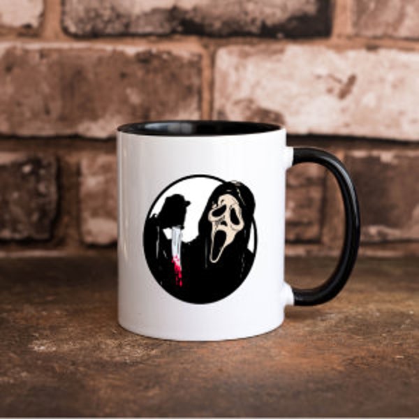 Ghostface Mug - Etsy