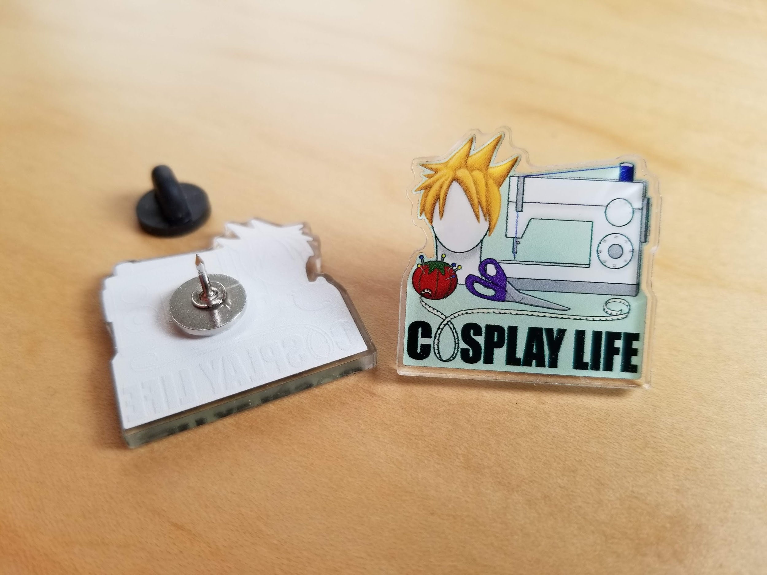 Cosplay Life Acrylic Lapel Pin Wear Your Hobby Great Gift - Etsy