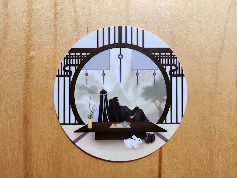 Peace in Cloud Recesses Sticker for Fans of Mdzs/mo Dao Zu Shi/the ...