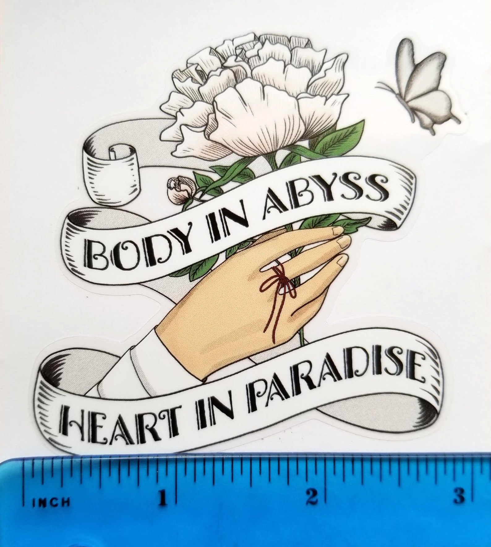 Xie Lian-inspired Body in Abyss, Heart in Paradise Clear Waterproof Die ...