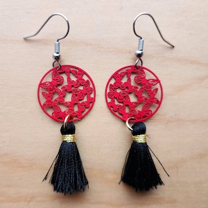 Hua Cheng-inspired Die-cut Butterfly and Tassel Earrings for Fans of ...