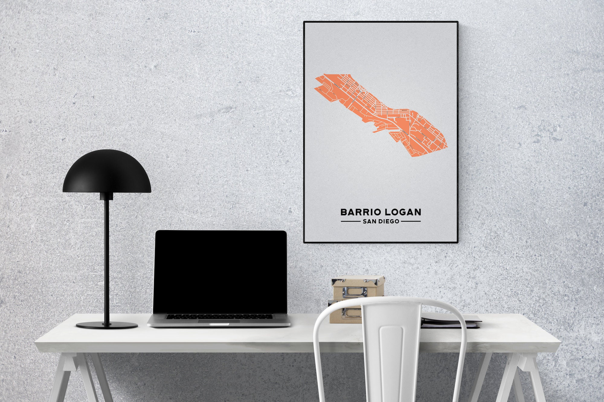 Barrio Logan Map Print // Barrio Logan Art Print // San Diego Map ...