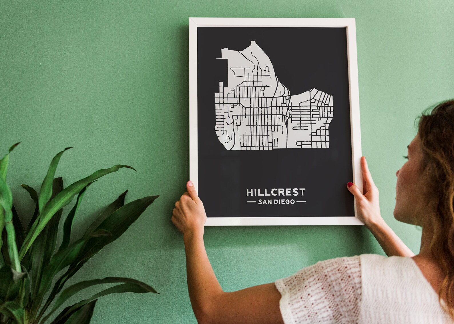 Hillcrest Map Print // Hillcrest Art Print // San Diego Map // - Etsy