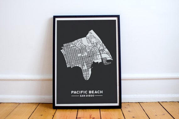 Pacific Beach San Diego Map
