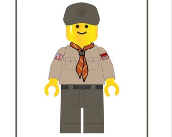 Boy Scout Figure | Etsy