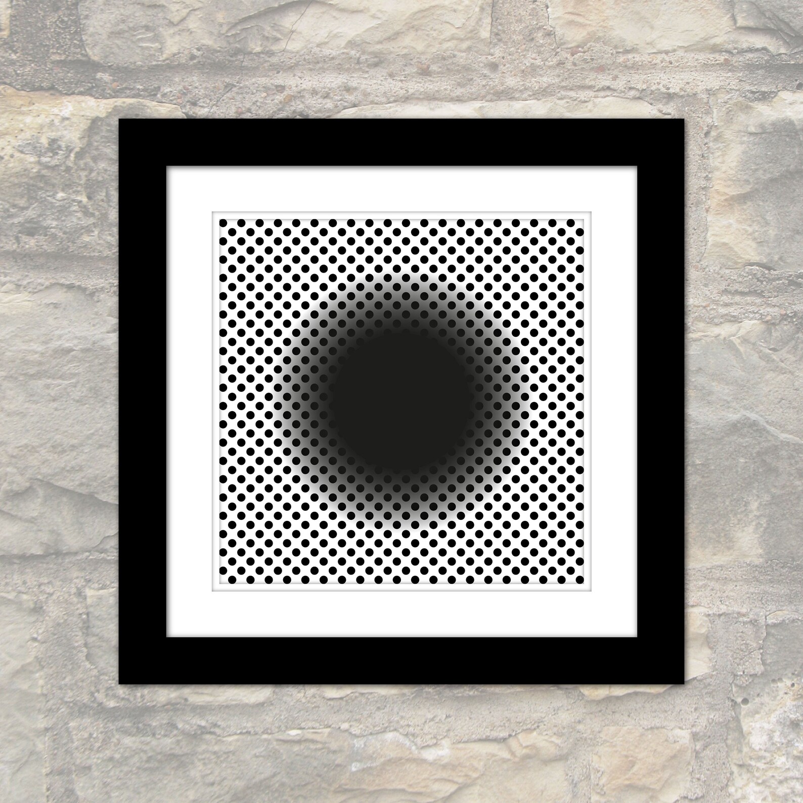 Expanding Hole Optical Illusion Poster, Wall Decor, Print, Poster, Art ...