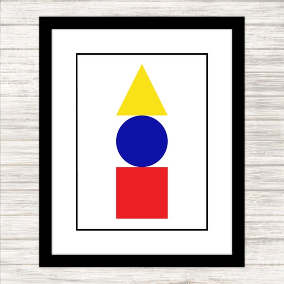 Red Triangle Yellow Circle